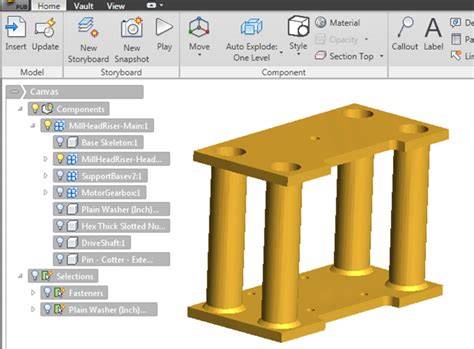 Autodesk Inventor Use Work Features Via Derived Components