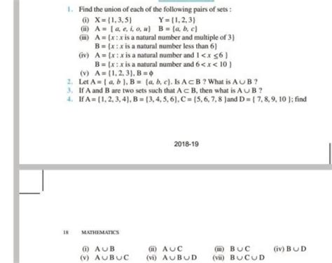 let a {a b} b {a b c} is a⊂b what is a∪b 3 if a and b are two sets