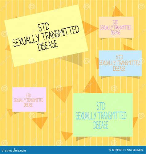 Writing Note Showing Std Sexually Transmitted Disease Business Photo Showcasing Infection