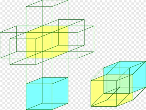 Fourth Dimension Tesseract Hyper Cube Tesseract Four Dimensional