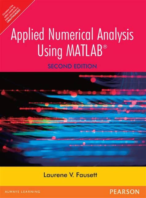 Applied Numerical Analysis Using Matlab Buy Applied Numerical Analysis Using Matlab By Fausett