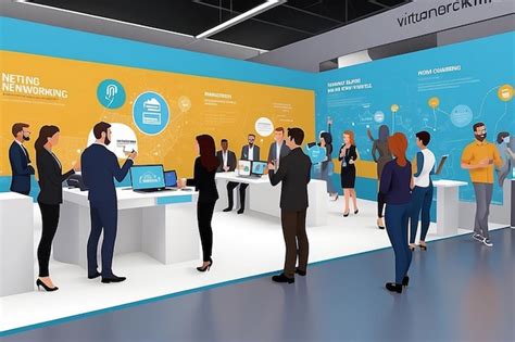 Virtual Networking Events Premium Ai Generated Image