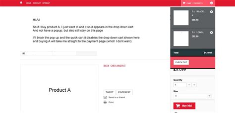 Help With Formatting Cart And Product Purchase Configuring And Using