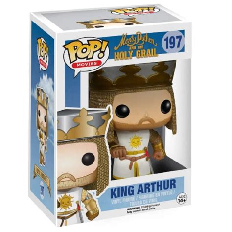Funko Pop Monty Python And The Holy Grail King Arthur 197 Original Moça Do Pop Funko Pop é