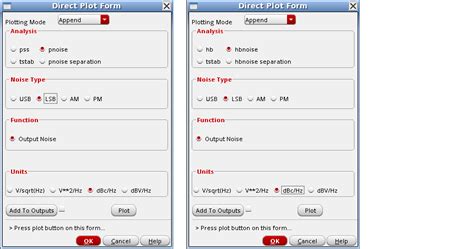 Noise Simulation In Spectre Rf Using Improved Pnoisehbnoise And Direct Plot Form Options Rf