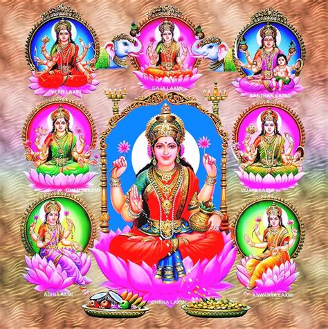 Lakshmi And The Eight Aspects Of Wealth Getting Ready For Navaratri Applied Vedic Astrology