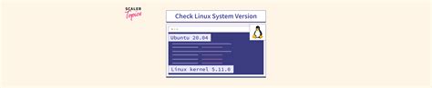 How To Check Linux System Version Scaler Topics