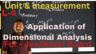Unitu Measurement L Dimensional Analysis By Chand Doovi