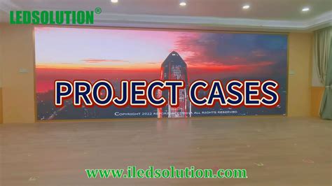 LEDSOLUTION P2 LED Display Project Case In Guangzhou LEDSOLUTION LED