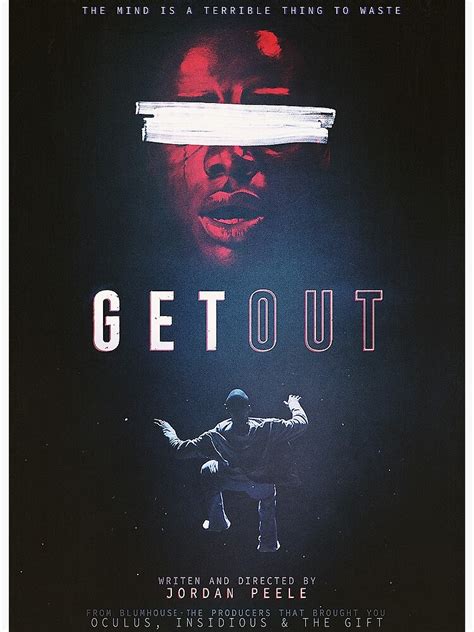 Get Out Movie Poster Art Board Print For Sale By Taralundrigan
