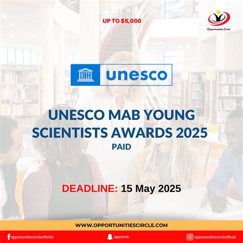 Unesco Mab Young Scientists Awards 2025 Up To 5000 Opportunities