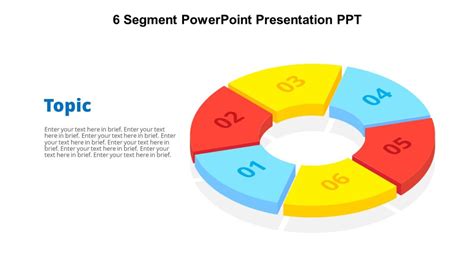 6 Segment Powerpoint Presentation Ppt 100 Editable Pptx