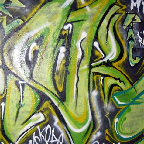 Green Graffiti Letters By Pac Digital Graffiti