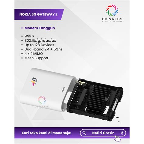 Jual Modem Indosat Hifi Air G Home Modem Wifi Router Nokia Fastmile G Gateway Shopee Indonesia