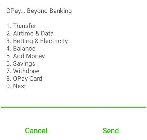 Opay Ussd Code For Transfer And Other Transactions Atlanticride