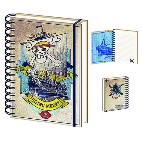 Cuaderno A5 Going Merry De One Piece Anime Cristal