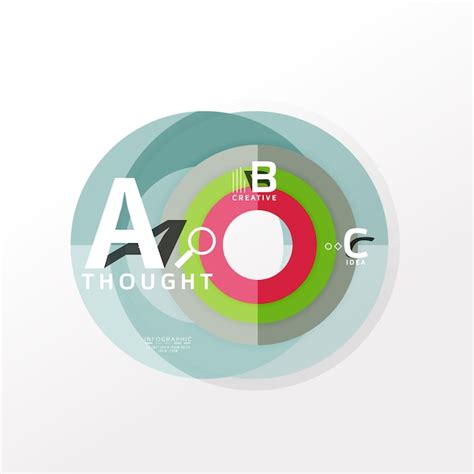 기하학적 인포그래픽 배너 종이 정보 A B C 옵션 다이어그램은 색상 모양으로 만들어졌습니다 터 일러스트레이션 프리미엄 벡터