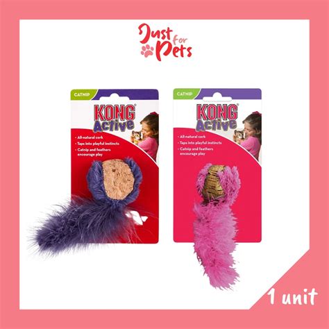 Kong Cat Active Cork Ball [random Colour] Shopee Malaysia
