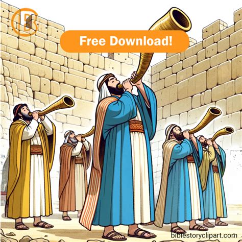 Battle Of Jericho Bible Story Clipart