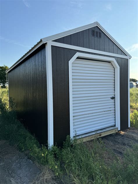 Derksen Utility Workshop Workbench Peg Board Rollup Door Walk In Door Branson