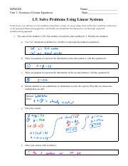 Solving Linear Equations Practical Problems Strategies Course Hero