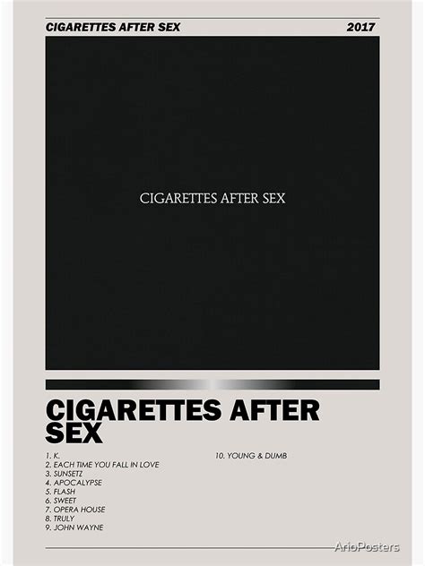 Self Titled Album Cigarettes After Sex Album Poster And More