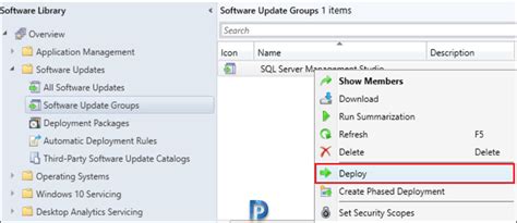 Deploy Ssms Updates Using Sccm Patch Ssms Installation