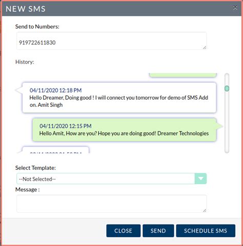 Product Update New Features Added To Sms Integration With Suitecrm