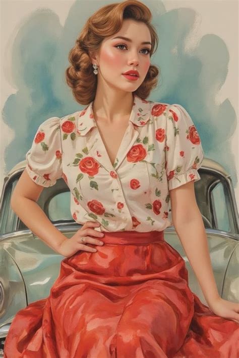 Sd 35l Vintage Pin Up Drawing 10 Image Created By Shkblog