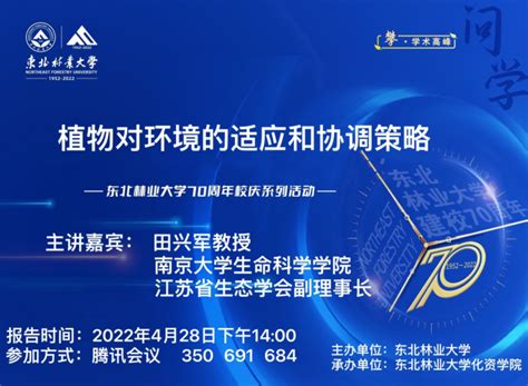 东北林业大学70周年校庆系列活动化资学院举办学术报告 东北林业大学化学化工与资源利用学院