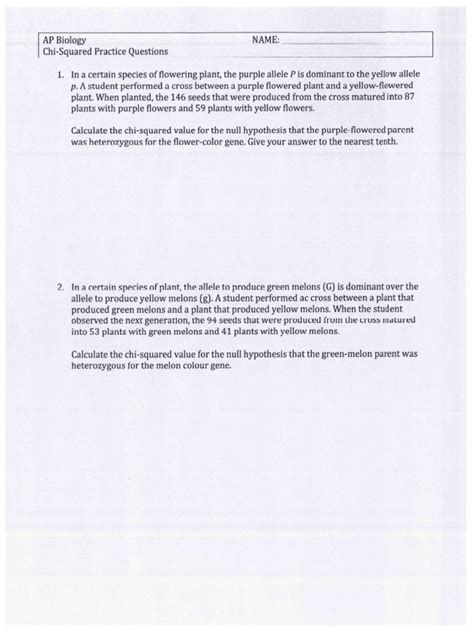 Chi Square Practice 23 Pdf