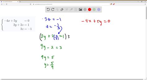 Solvedreduce The System Of Linear Equations To Upper Triangular Form