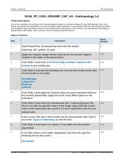 EX PP CH GRADER CAP AS Anthropology Instructions Docx Grader Instructions PPT