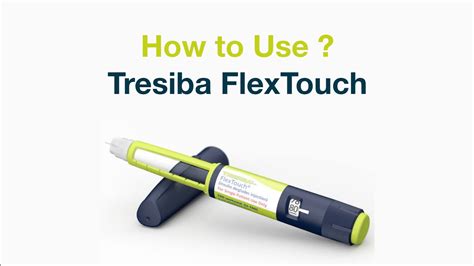How To Use Your Tresiba Flextouch Pen Youtube