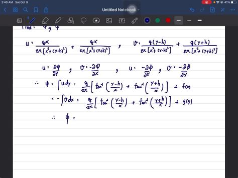 Solved The Steady Two Dimensional Flow Field Inside A Sloping Passage