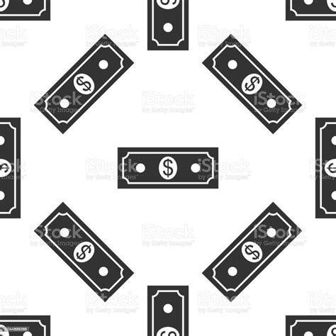종이 돈을 달러 현금 흰색 배경에 고립 된 아이콘 완벽 한 패턴 달러 지폐 기호입니다 평면 디자인입니다 벡터 일러스트 레이 션 구매에 대한 스톡 벡터 아트 및 기타 이미지