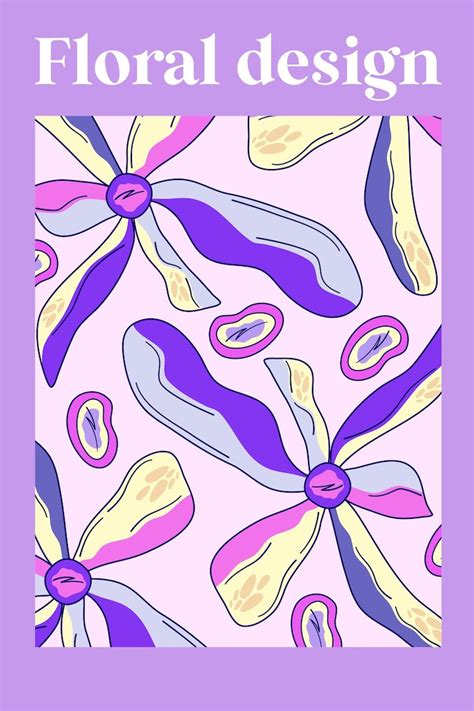 잎 미적 Y2k 복고풍 식물 포스터와 Trippy 미적 포스터 손으로 그린 벡터 일러스트 레트로 그루비 디자인 프리미엄 벡터