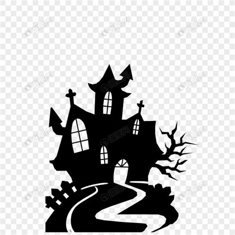 할로윈 성 실루엣 Png 일러스트 무료 다운로드 Lovepik