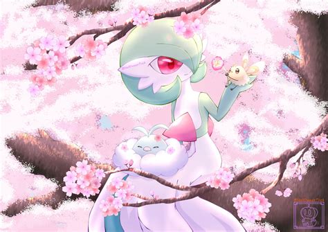 Gardevoir Swablu And Cutiefly Pokemon Drawn By Hall0weentrick