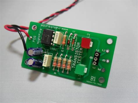 Bipolar Transistor Tester Kit 1757 NightFire Electronics LLC