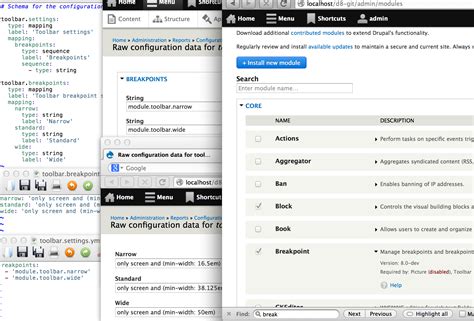 Create Configuration Schemas For Toolbar Module Drupal Org