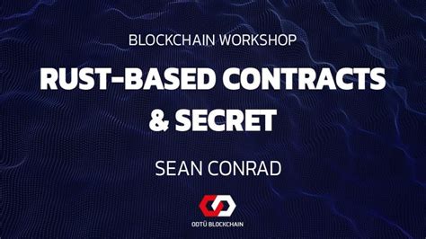 secret network on linkedin blockchain workshop rust based contracts