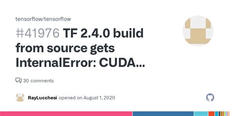 Tf 240 Build From Source Gets Internalerror Cuda Runtime Implicit