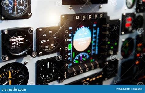 Cockpit With Dashboard Stock Image Image Of Inside 285326841