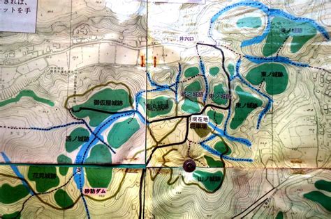 伊作城の図なぽの城跡巡り