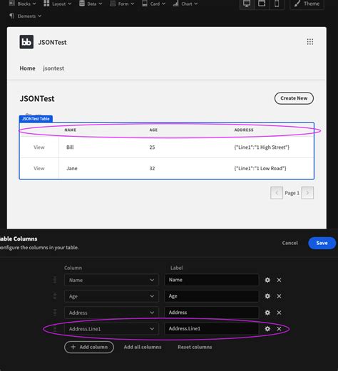 Displaying Data Within A Json Column Broken · Issue 5911 · Budibasebudibase · Github