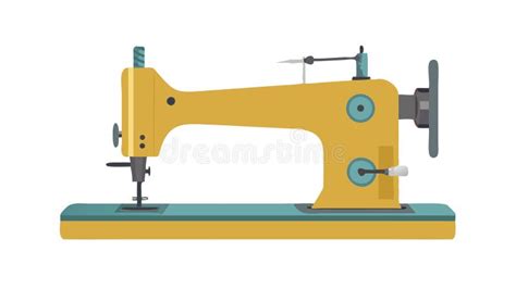 Classic Sewing Machine Craft And Tailoring Tool Vector Design Generative Ai Stock Vector