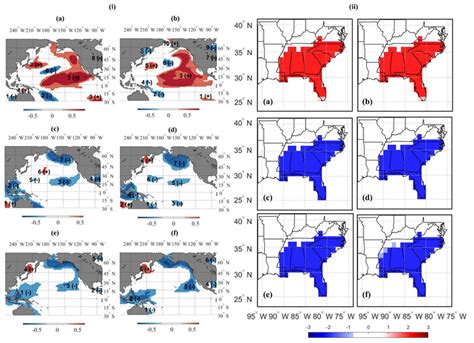 Teleconnection Patterns Heterogeneous Correlation Plots Showing Of The Download Scientific