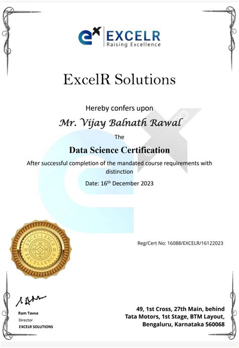 vijay rawal on linkedin datascience certificationachievement professionaldevelopment