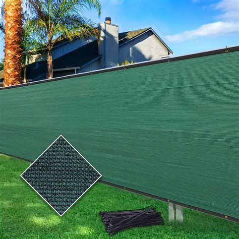 Heavy Duty Fence Privacy Screen Reinforced Gindings Grass Temu
